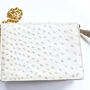 Dofan | Bags | 96s Dofan Ostrich Convertible Bag Clutch | Poshmark
